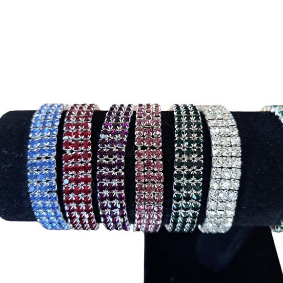 Jewelry | Blingy Rhinestone Bracelets | Poshmark